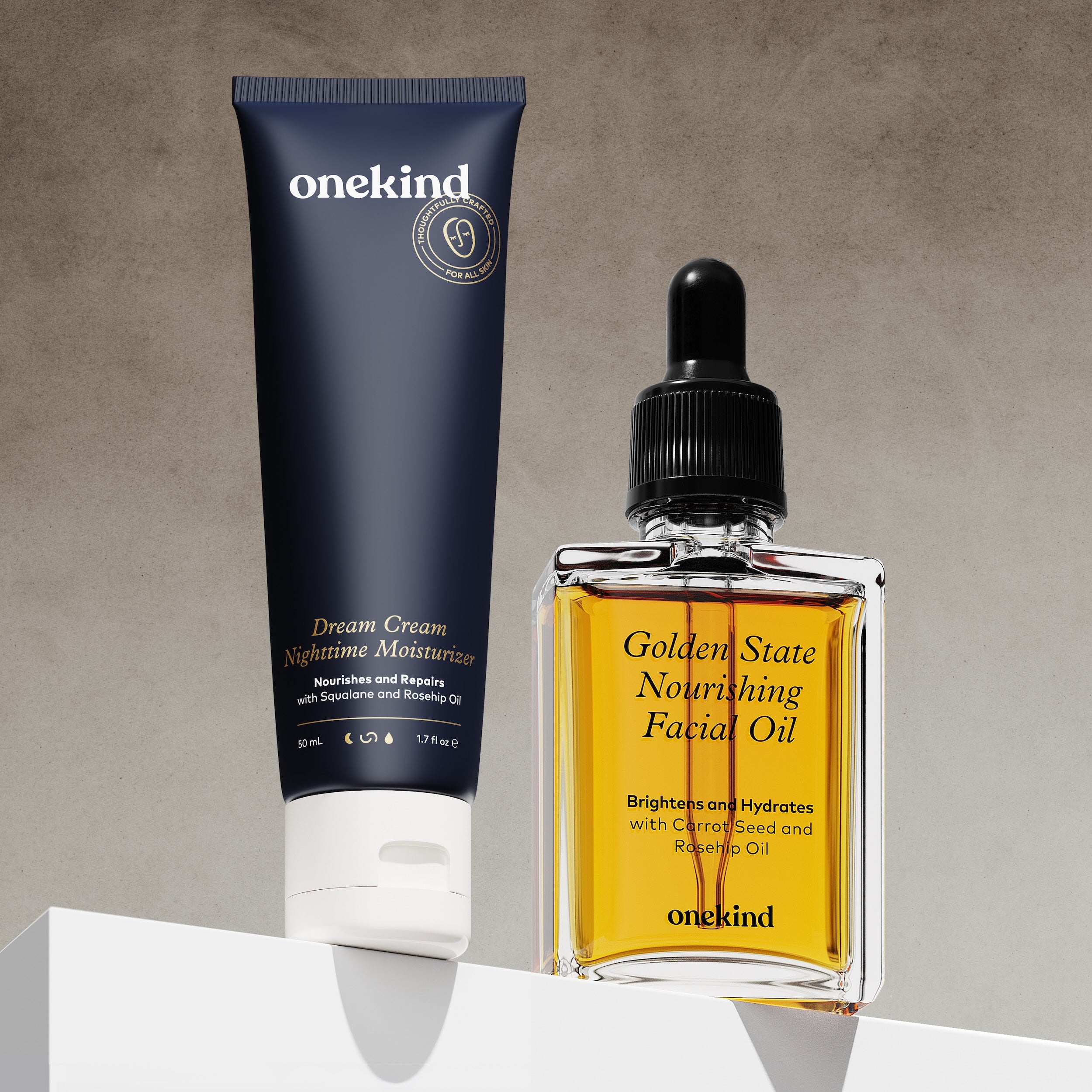 Hydrate + Glow Duo — Face Oil & Vitamin C Serum Set | Onekind