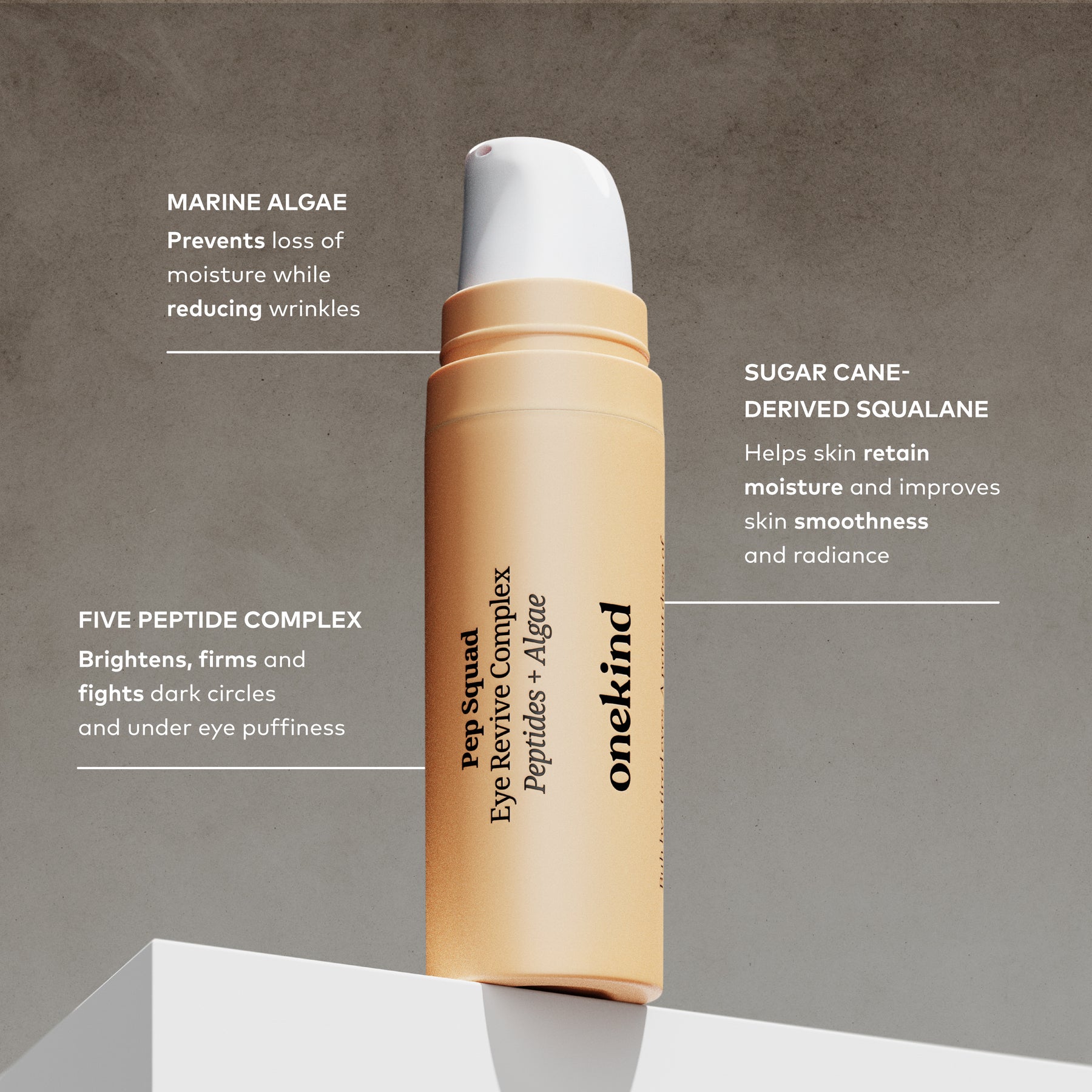 Peptide Eye Serum for Dark Circles & Puffiness | Pep Squad – Onekind