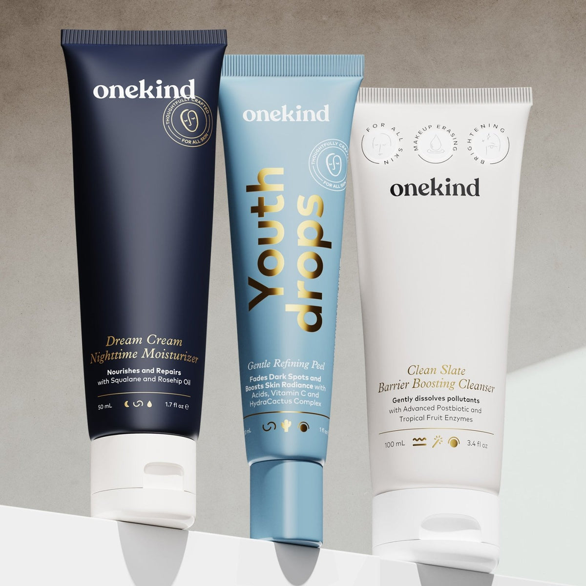 Shop Moisturizers, Serums, Face Oil and Cleansers | Onekind Skincare